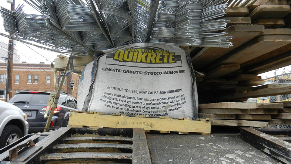 Material mix design for masonry grouting